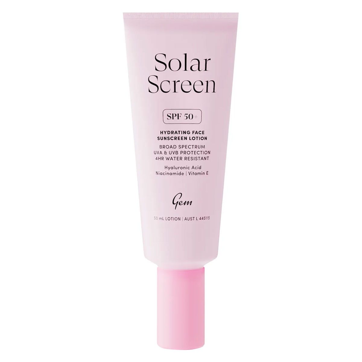 Gem Solar Screen SPF50+ Hydrating Face Sunscreen Lotion 50ml | Healthylife