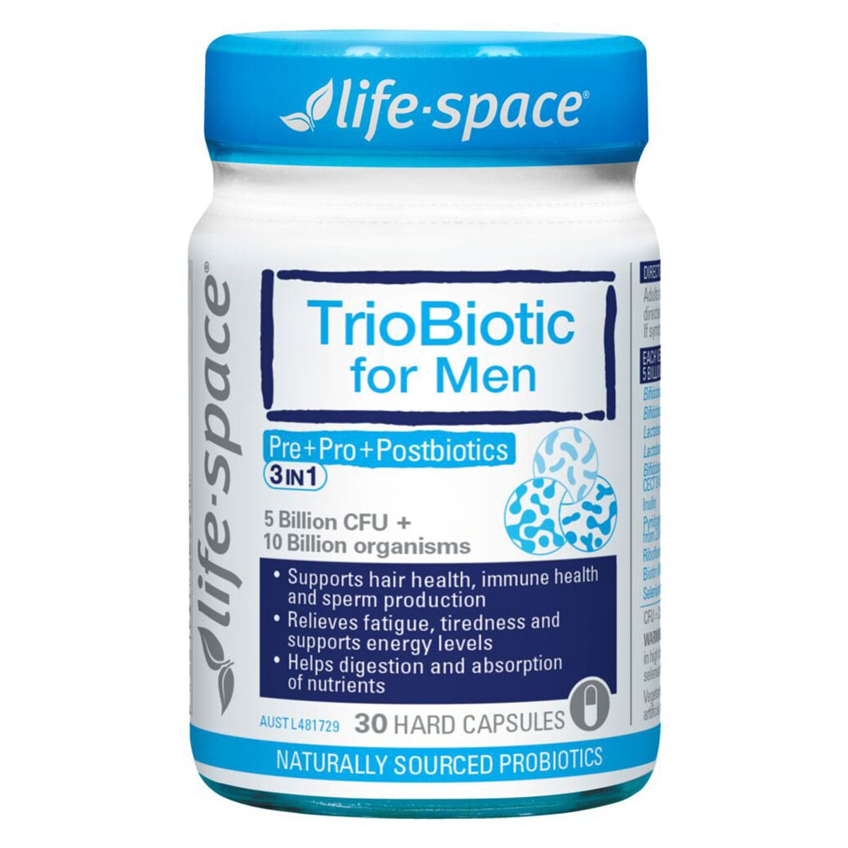 Life-Space Men's TrioBiotic 30 Capsules | Healthylife