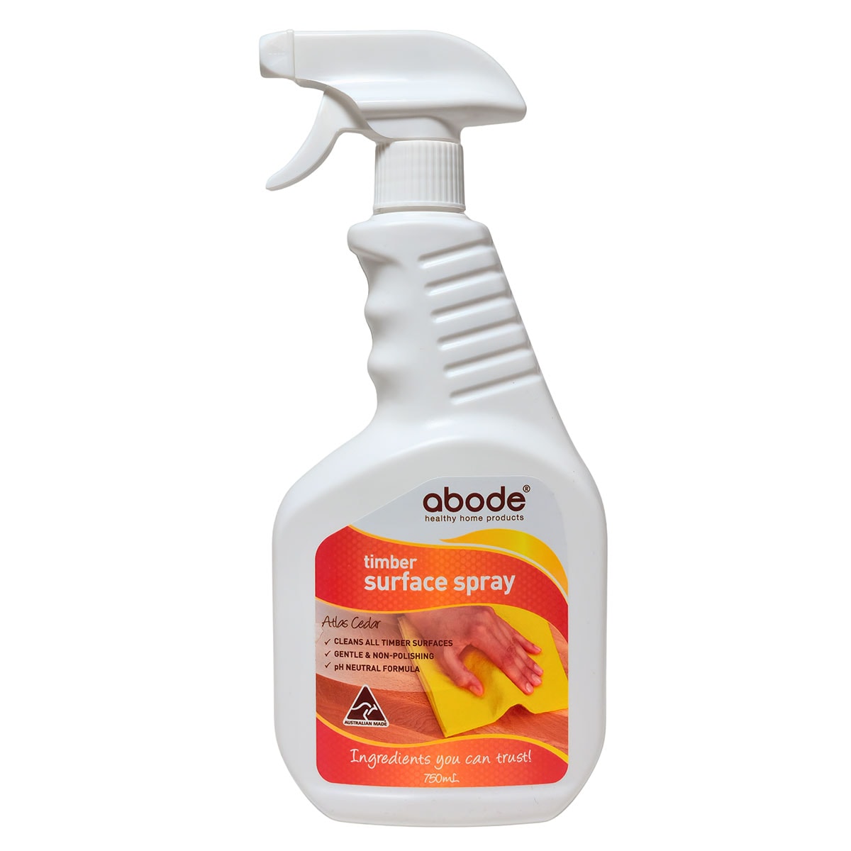 Abode Timber Surface Spray Atlas Cedar 750ml | Healthylife
