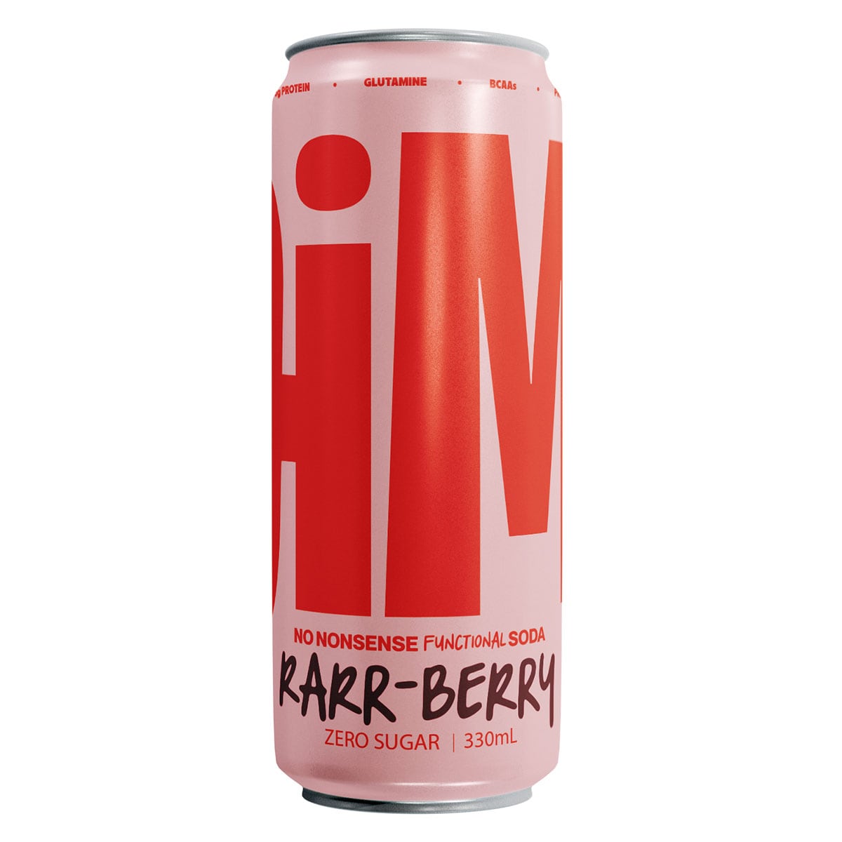 JiM Protein + Prebiotic Functional Soda No Sugar Rarr-Berry 330ml ...