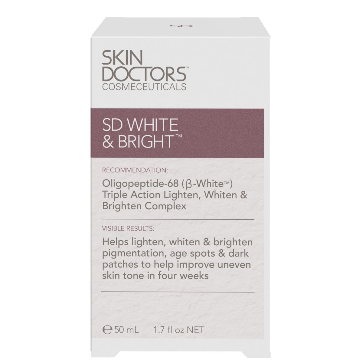 Skin Doctors SD White & Bright Treatment Cream 50ml | Healthylife