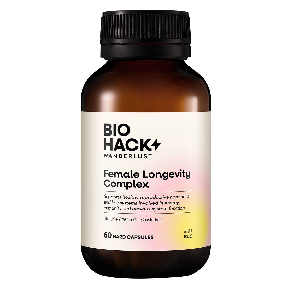 BioHack Wanderlust Female Longevity Complex 60 Capsules | Healthylife