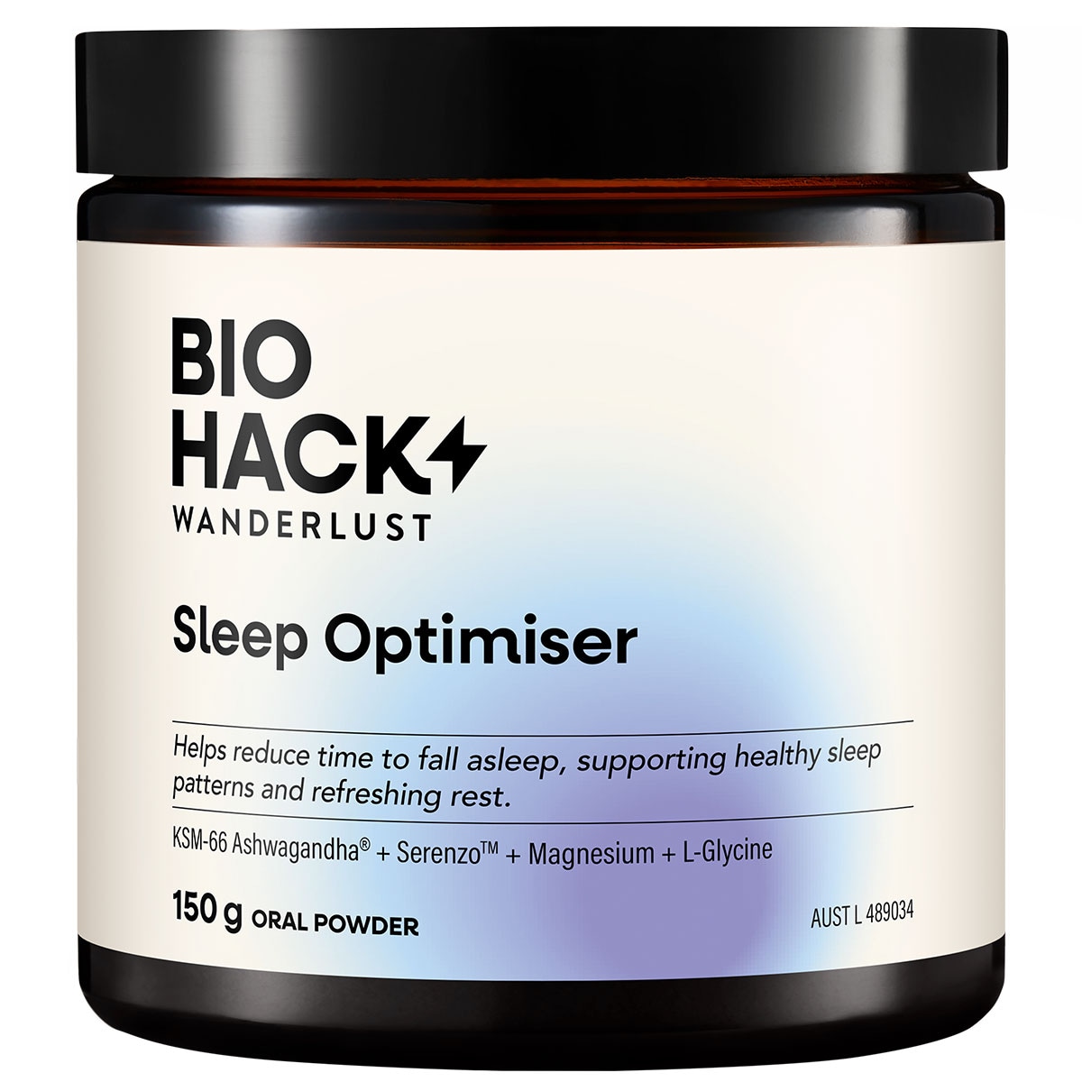 BioHack Wanderlust Sleep Optimiser Powder 150g | Healthylife