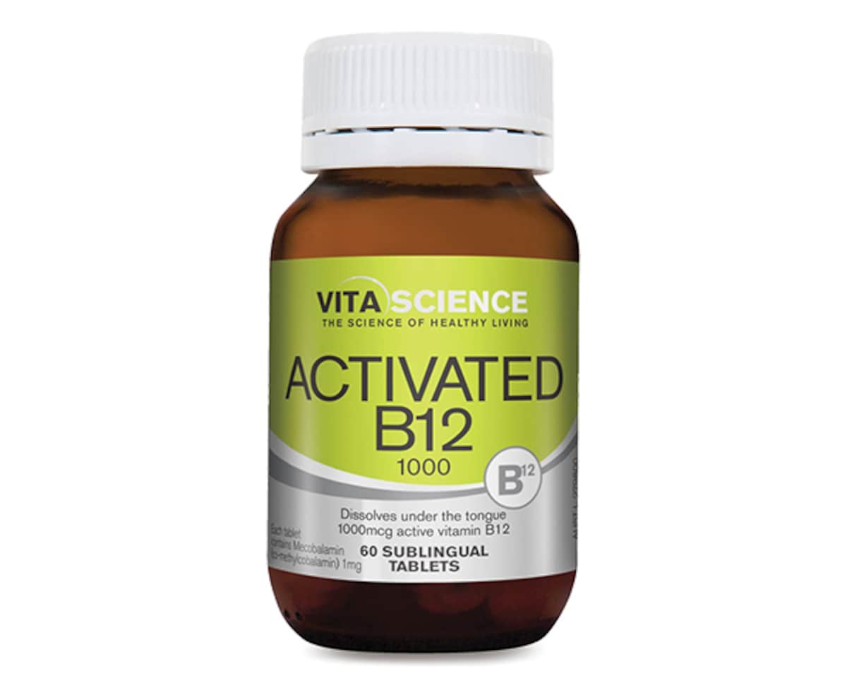 Vita Science Activated B12 1000 60 Sublingual Tablets | Healthylife