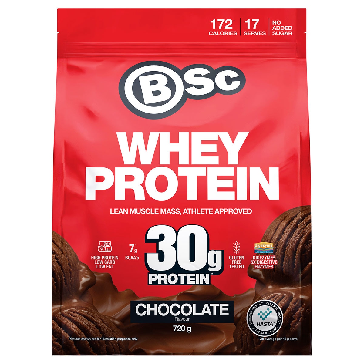 BSc Whey Protein Powder Chocolate 720g | Healthylife