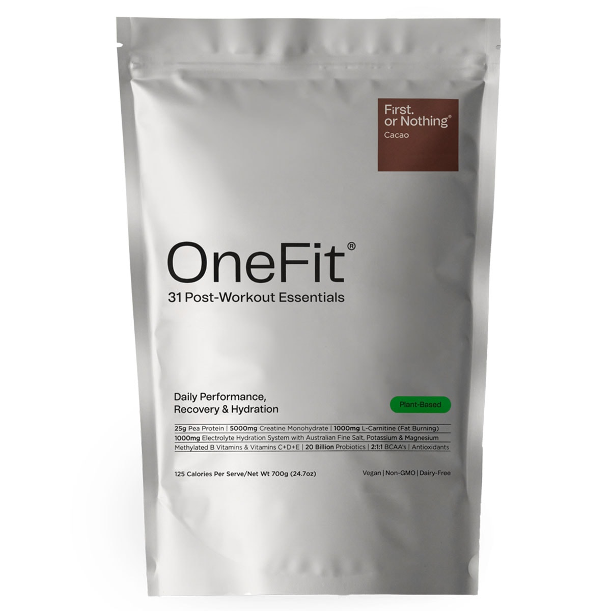 OneFit Vegan Post-Workout Recovery Cacao 700g Pouch | Healthylife