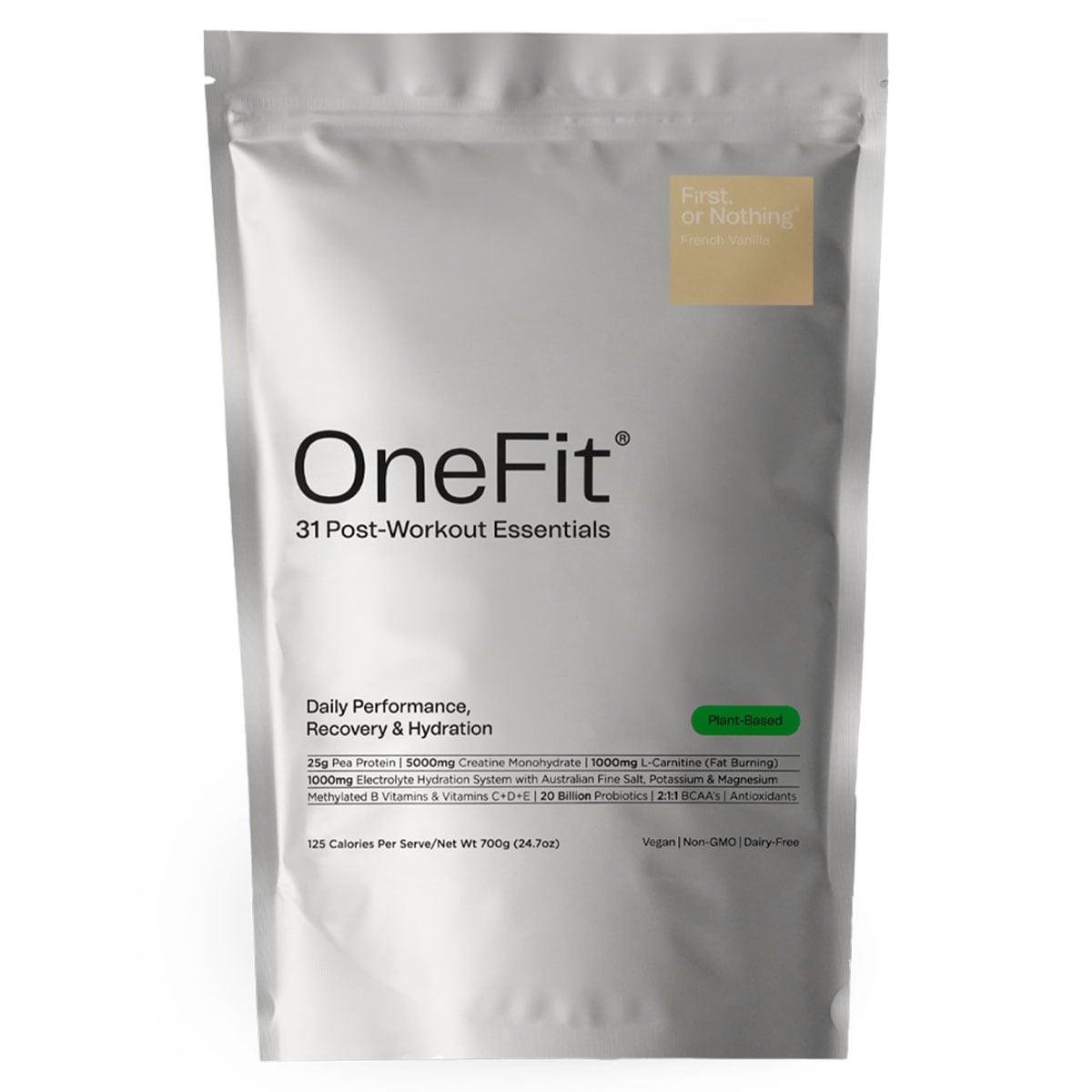 OneFit Vegan Post-Workout Recovery French Vanilla 700g Pouch | Healthylife