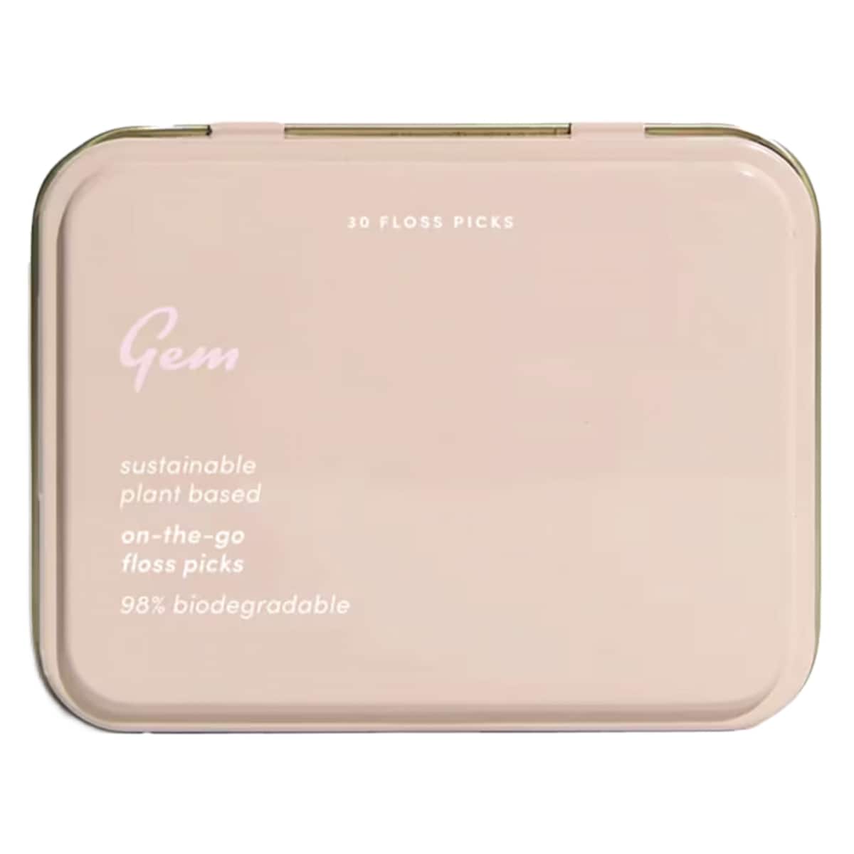 Gem On-The-Go Floss Picks Tin 30 Pack | Healthylife