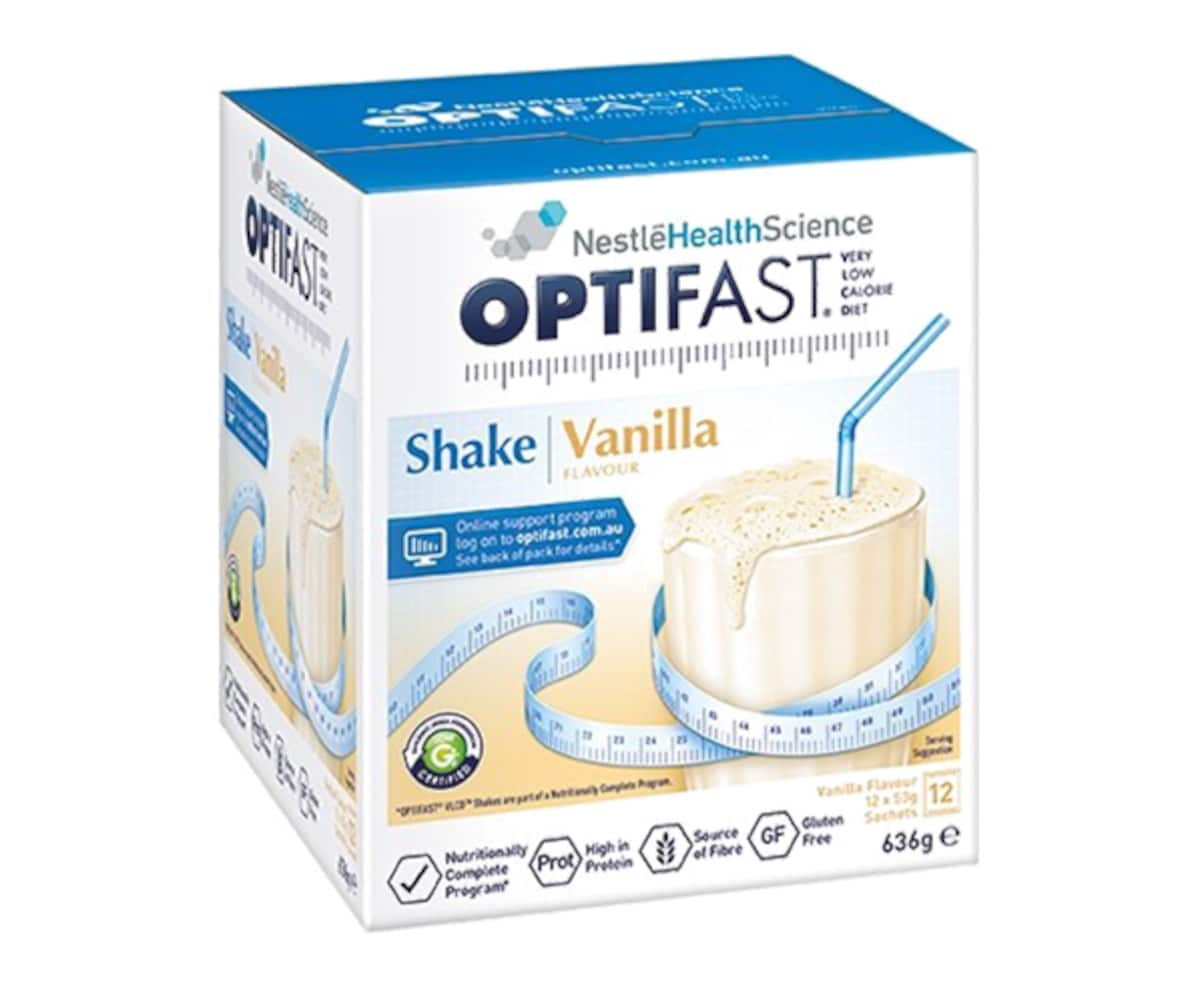 Optifast VLCD Shake Vanilla 12 x 53g Sachets | Healthylife