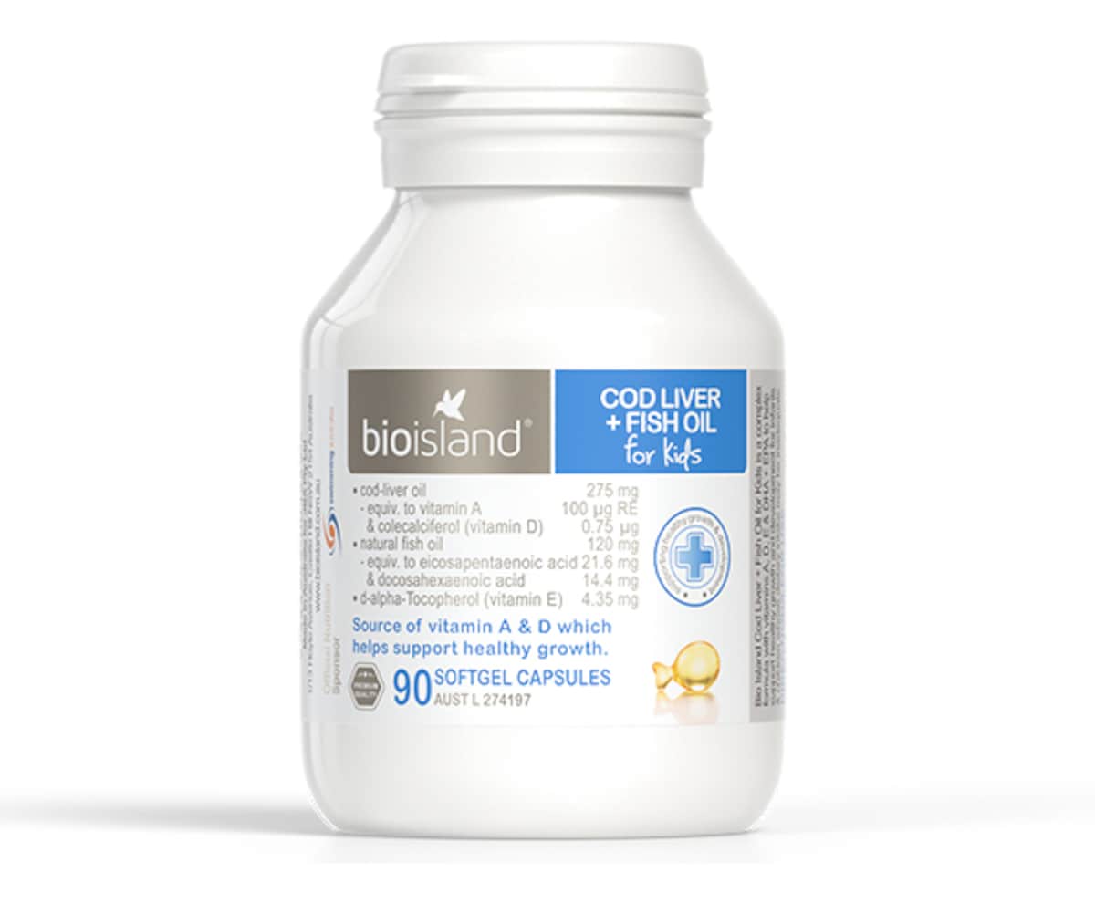 Bio Island Cod Liver + Fish Oil 90 Gel Capsules | Healthylife