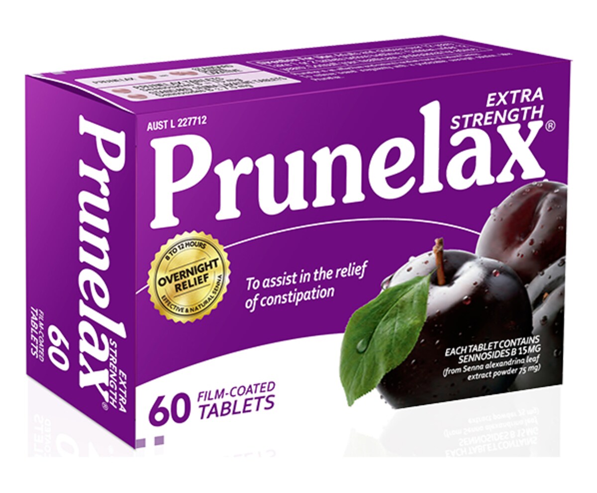 Prunelax Extra Strength Laxative 60 Film-Coated Tablets | Healthylife
