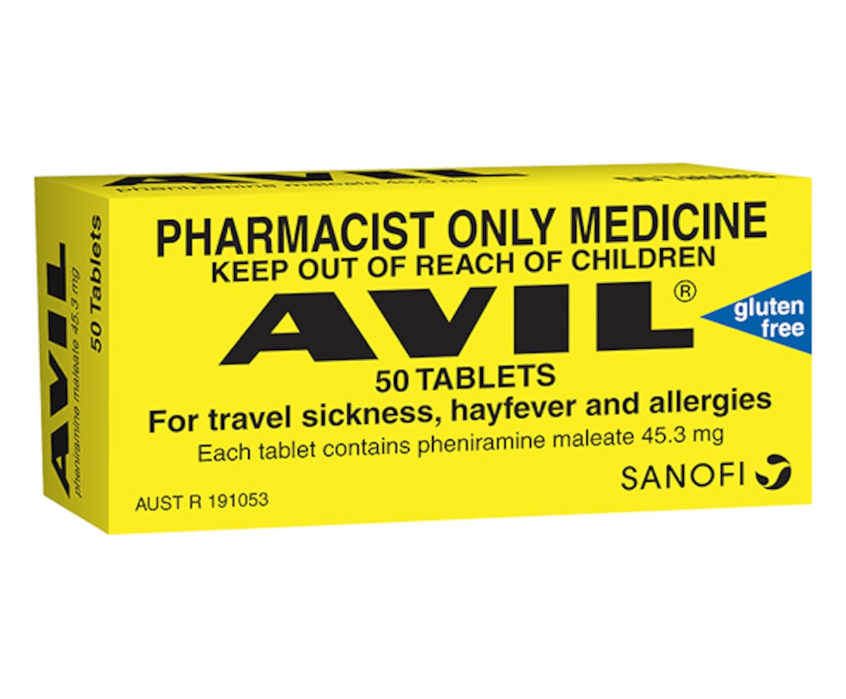 AVIL TAB 45.3MG 50 TABS S3 | Healthylife