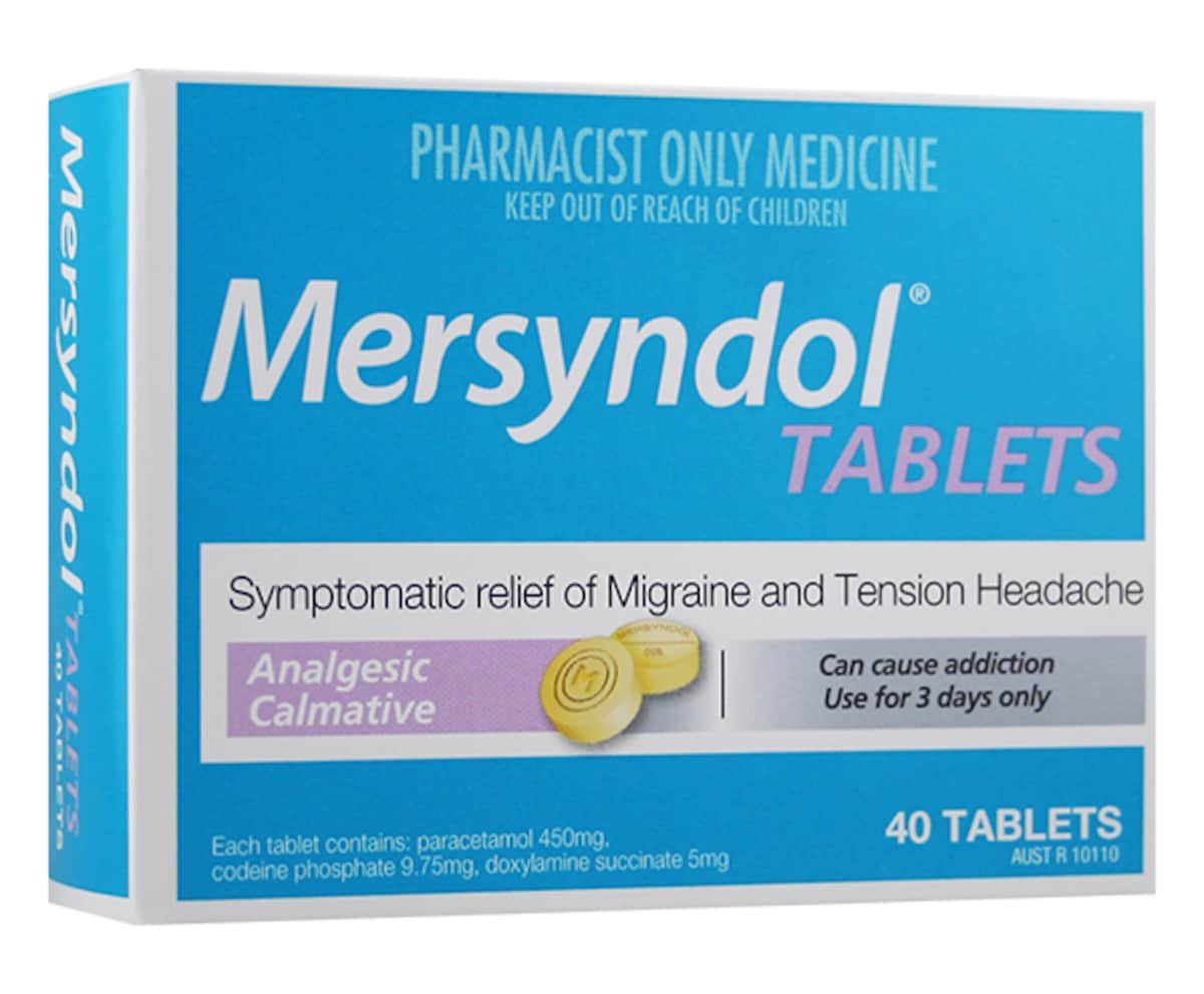 MERSYNDOL 40 TABS S3 | Healthylife