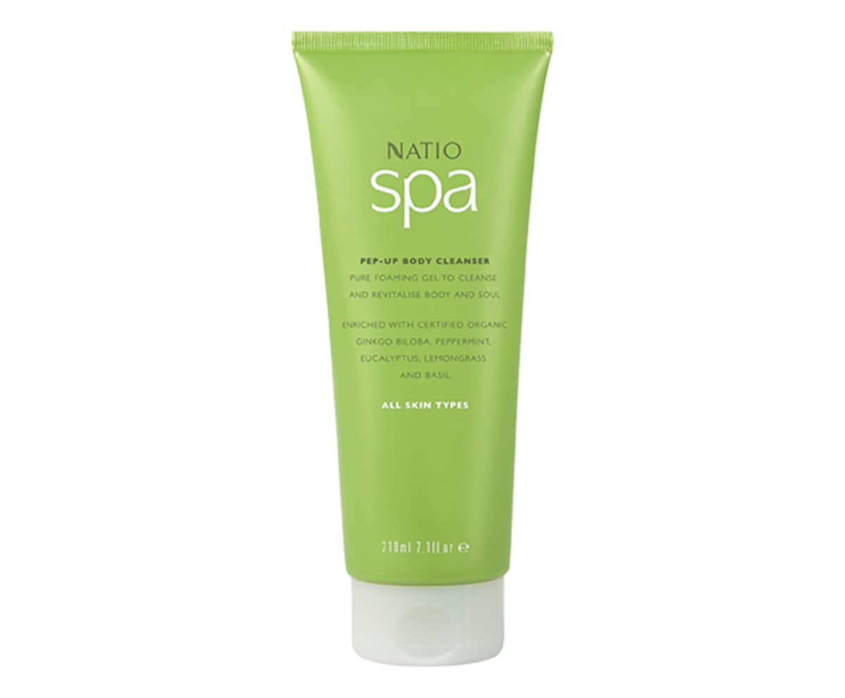 Natio Spa Pep-Up Body Cleanser 210g | Healthylife