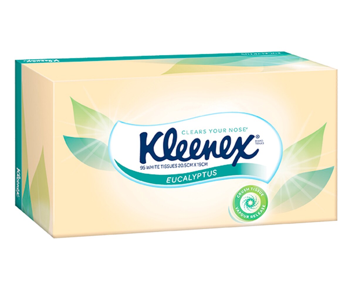 Kleenex Facial Tissue Eucalyptus 95 Pack