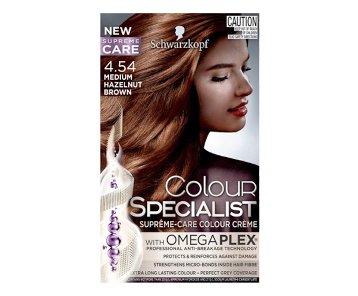 Schwarzkopf Colour Specialist 4.54 Medium Hazelnut Brown Omegaplex ...