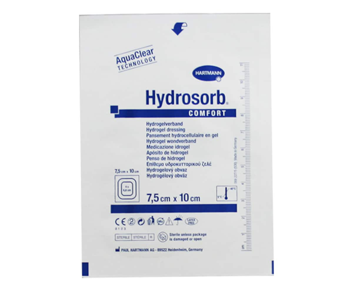 Hartmann Hydrosorb Comfort Hydrogel Dressing 7.5cm x 10cm Single ...