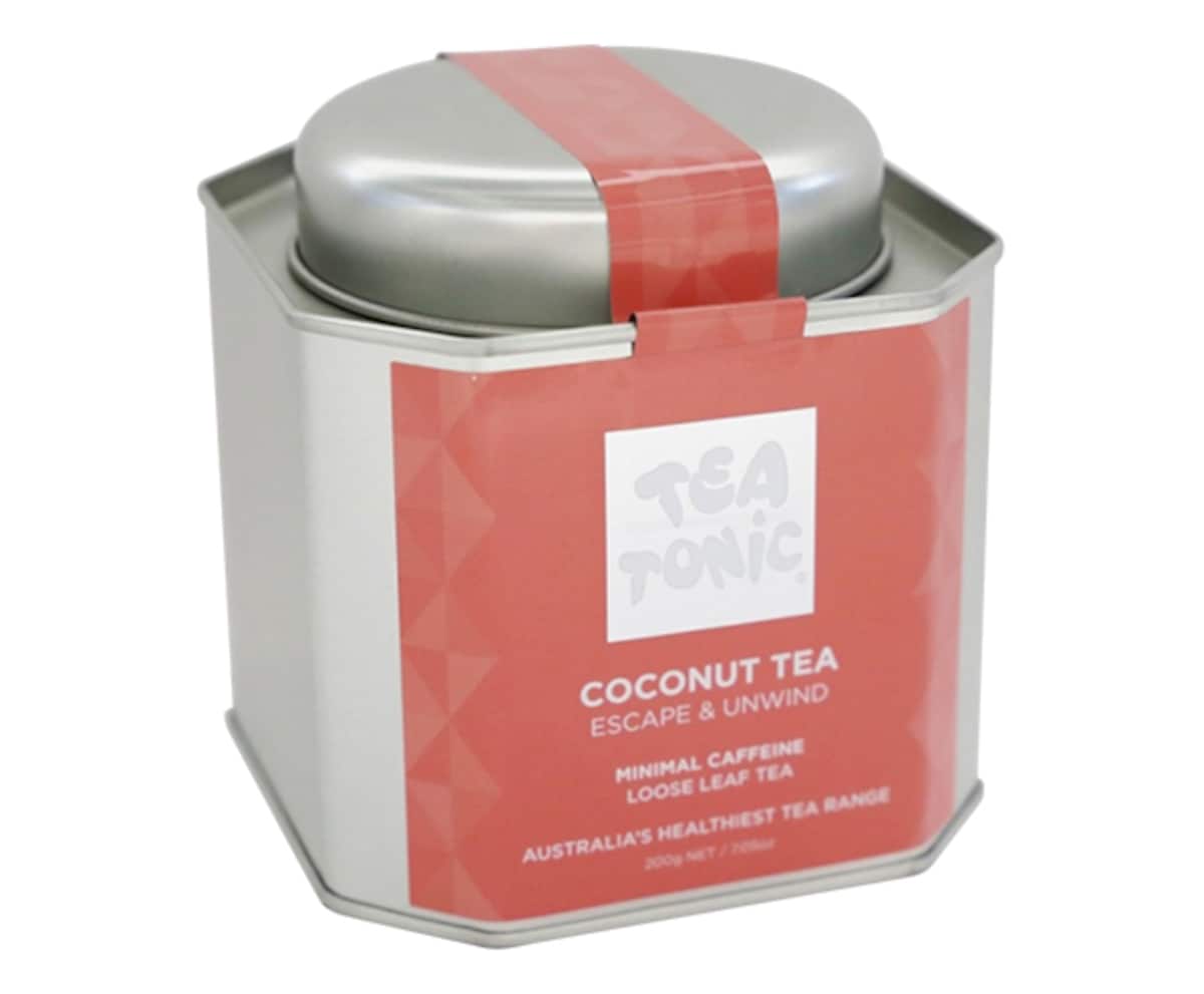 Tea Tonic Coconut Loose Leaf Tea Caddy Tin 200g | Healthylife