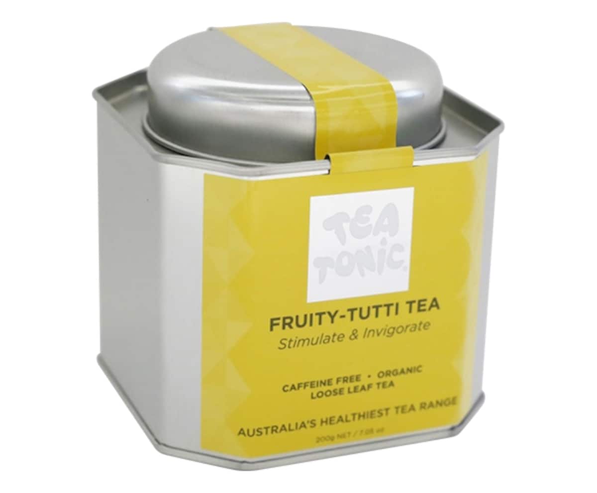 Tea Tonic Fruity-Tutti Loose Leaf Tea Caddy Tin 200g | Healthylife
