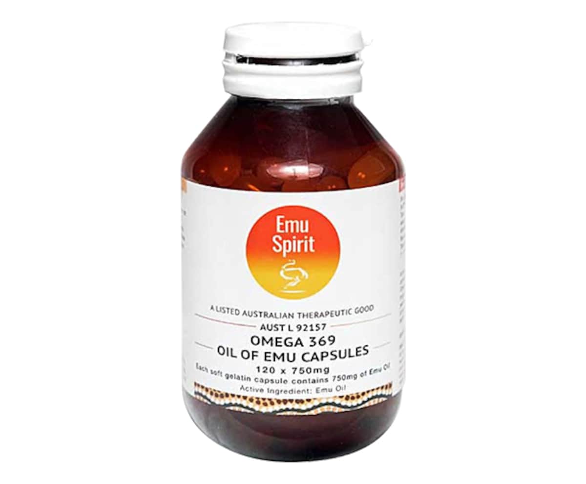 Emu Spirit Omega 369 Oil of Emu 120 Capsules | Healthylife