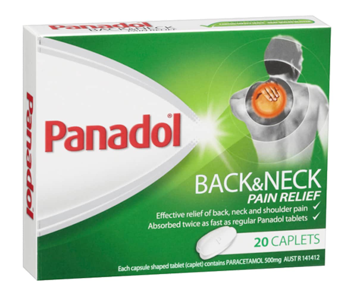 Panadol Back & Neck Pain Relief 20 Caplets | Healthylife