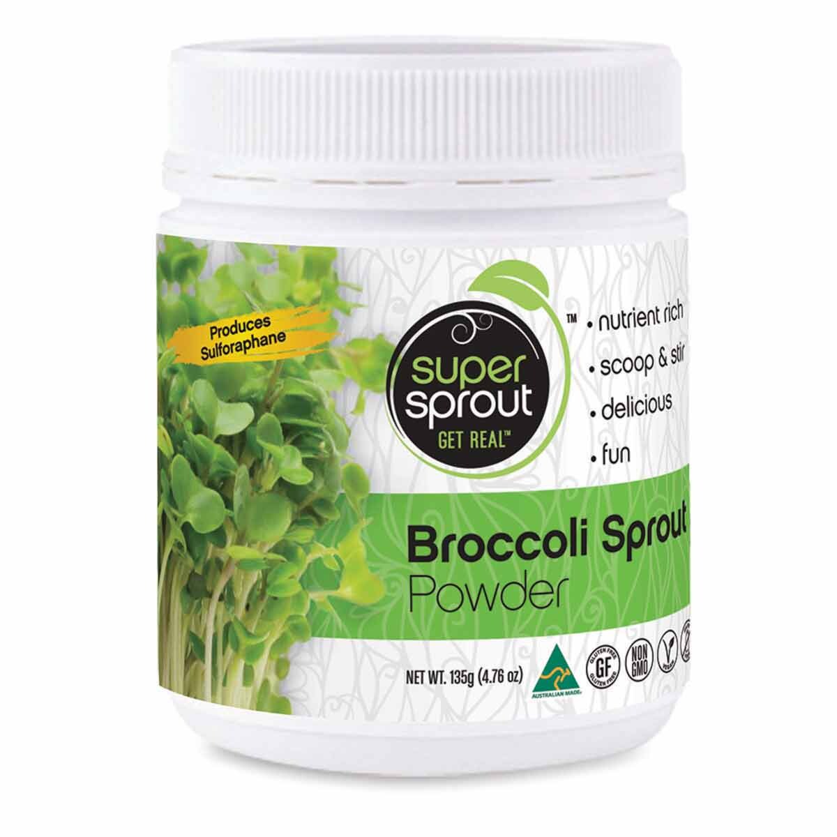Super Sprout Broccoli Sprout Powder 135g | Healthylife