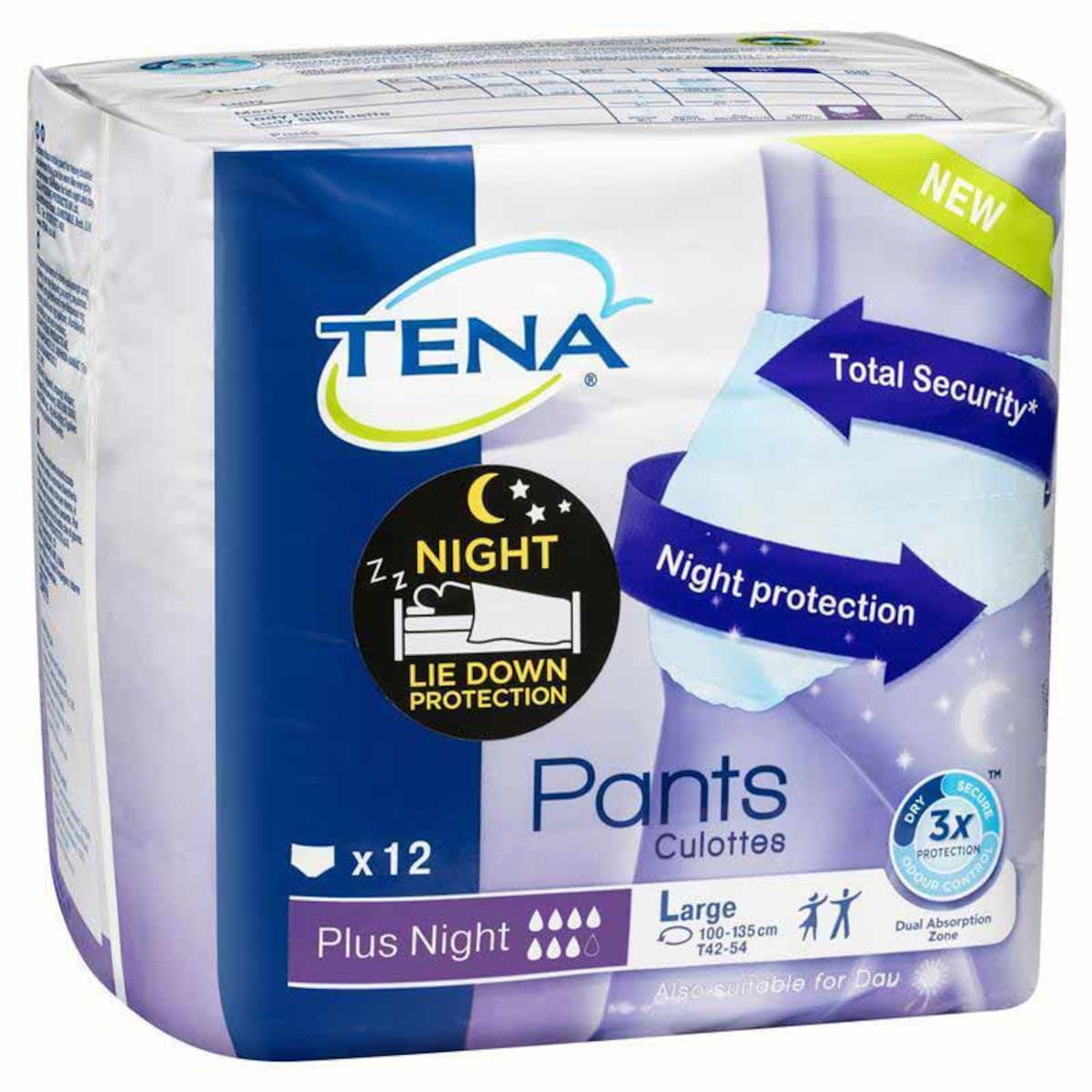 Tena Pants Night Large 12 Pack | Healthylife