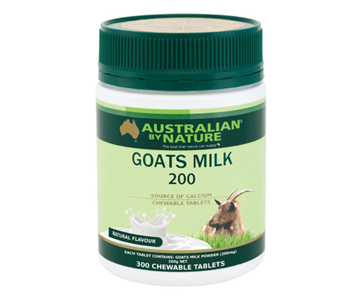 Australian by Nature Goats Milk 200mg 300 Tablets | Healthylife
