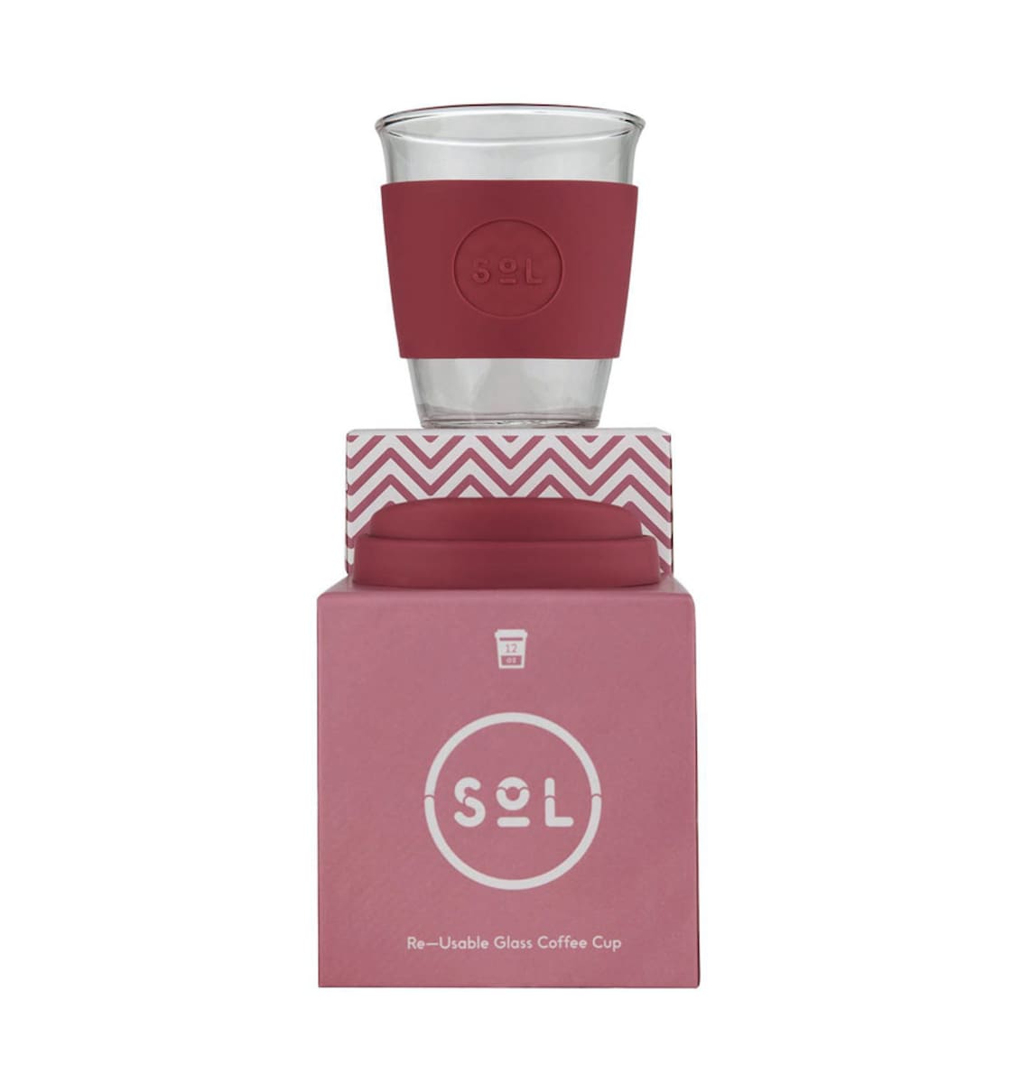 Sol Cups 12oz Cup Radiant Rose | Healthylife