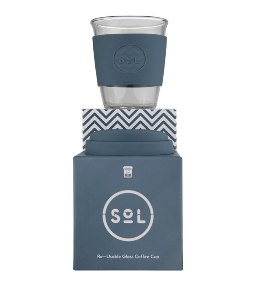 Sol Cups 12oz Cup Blue Stone | Healthylife