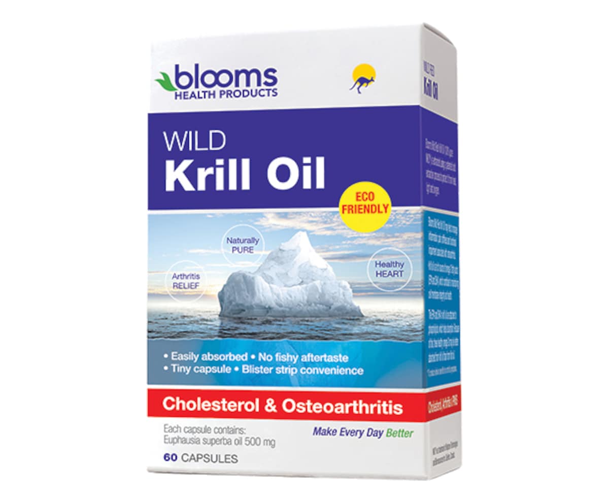 Blooms Wild Red Krill Oil 500mg 60 Capsules | Healthylife