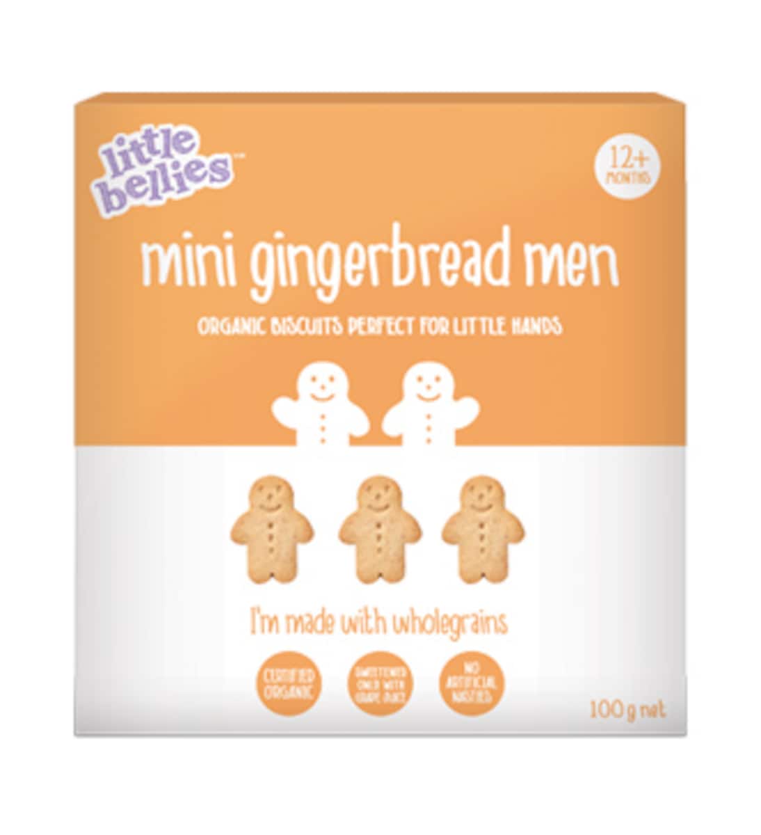 Little Bellies Organic Mini Gingerbread Men 100g | Healthylife