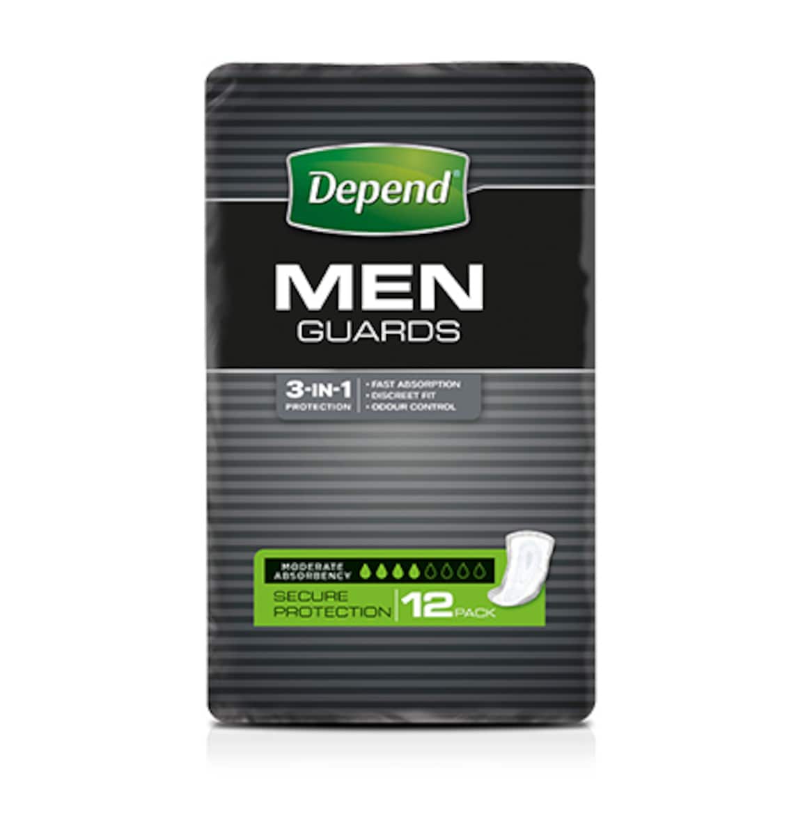 Depend Guards for Men 12 Count | Healthylife