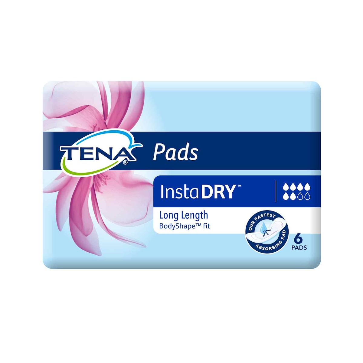 Tena Pads Maxi with Instadry 6 Pack | Healthylife
