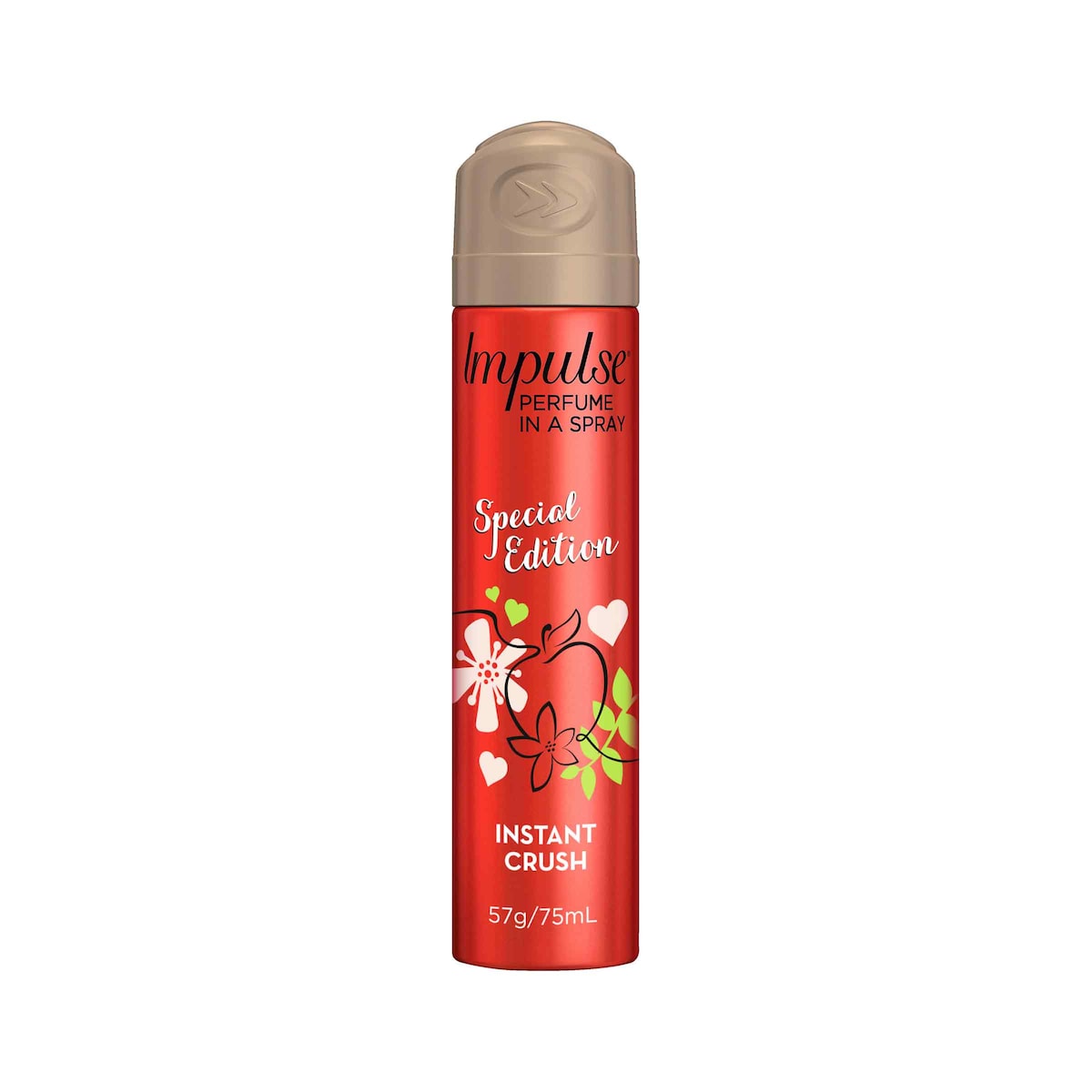 Impulse Deodorant Body Spray Instant Crush 75ml | Healthylife