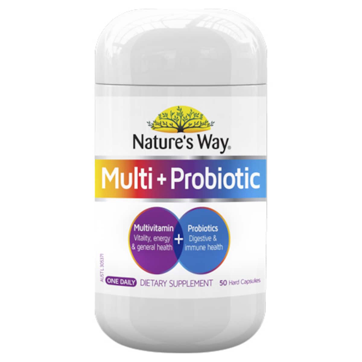 Natures Way Multi + Probiotic 50 Capsules | Healthylife