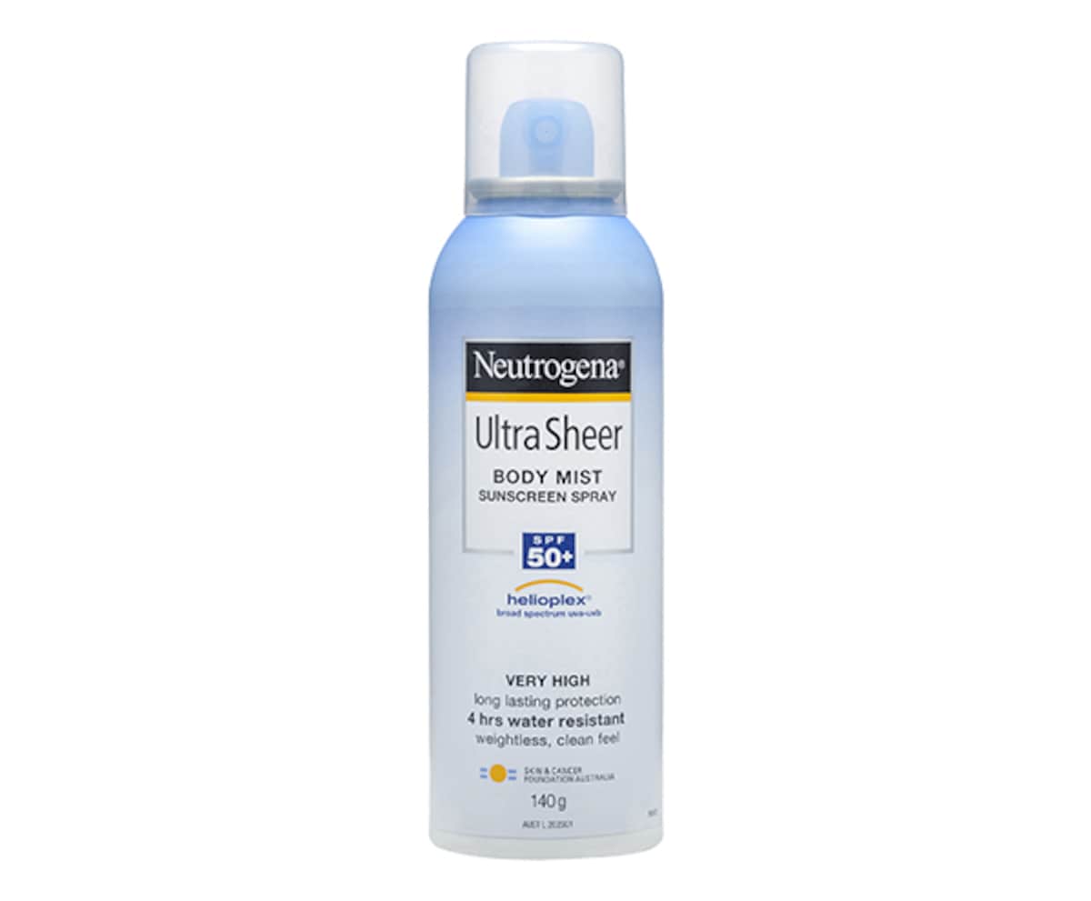 Neutrogena Ultra Sheer Body Mist Spray SPF50 140g | Healthylife