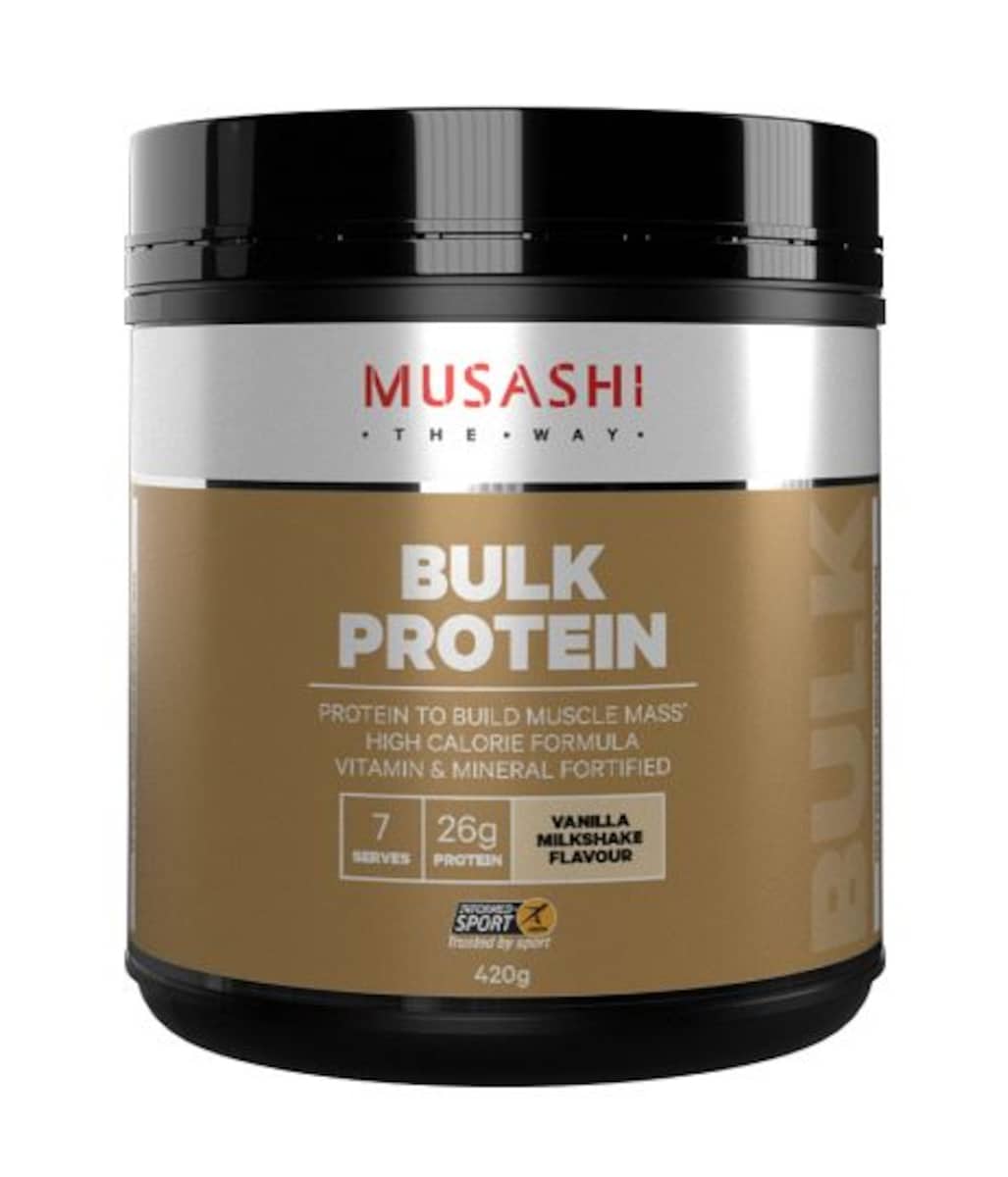 Musashi Bulk Protein Powder Vanilla Milkshake 420g | Healthylife