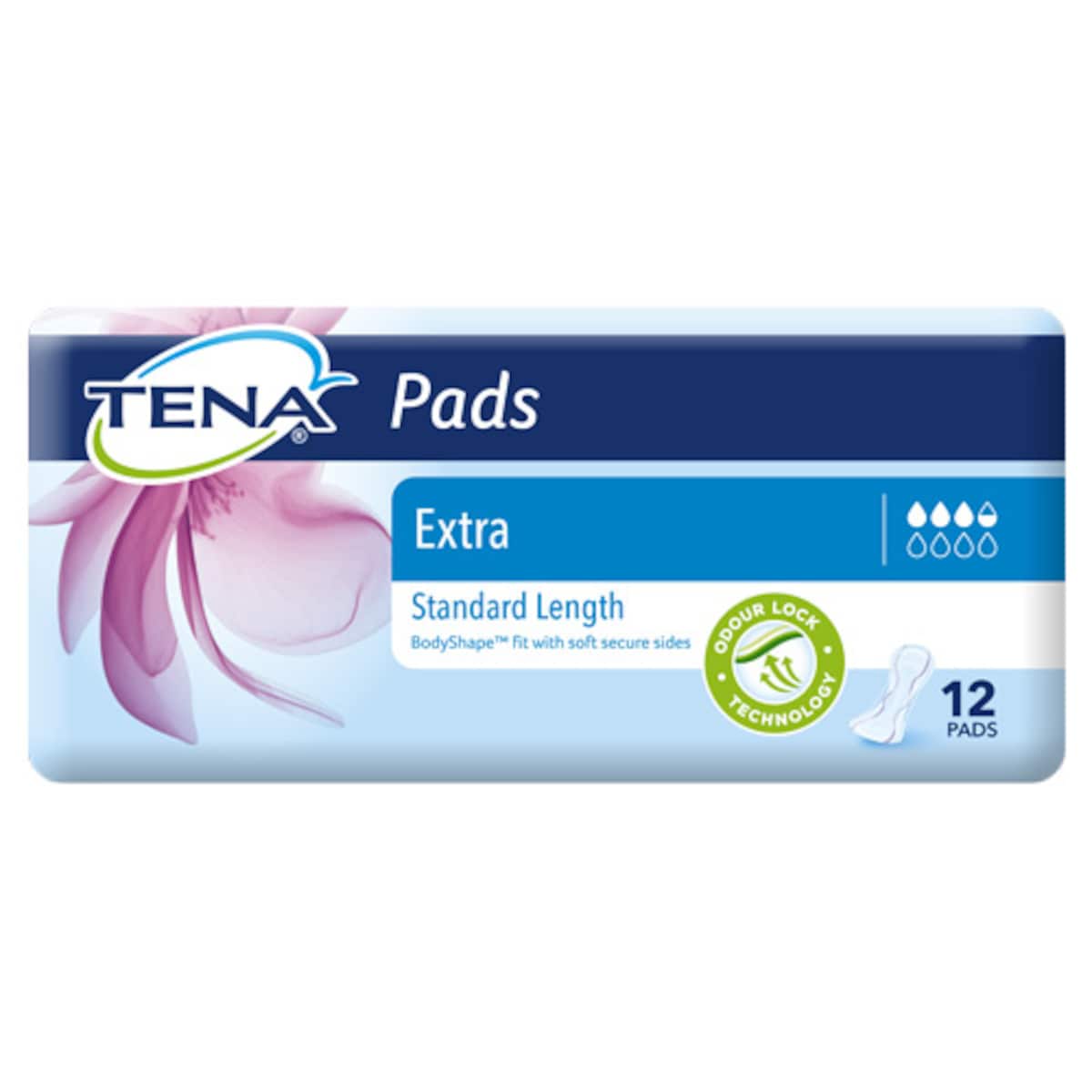 Tena Lady Pads Extra (Standard Length) 12 Pack