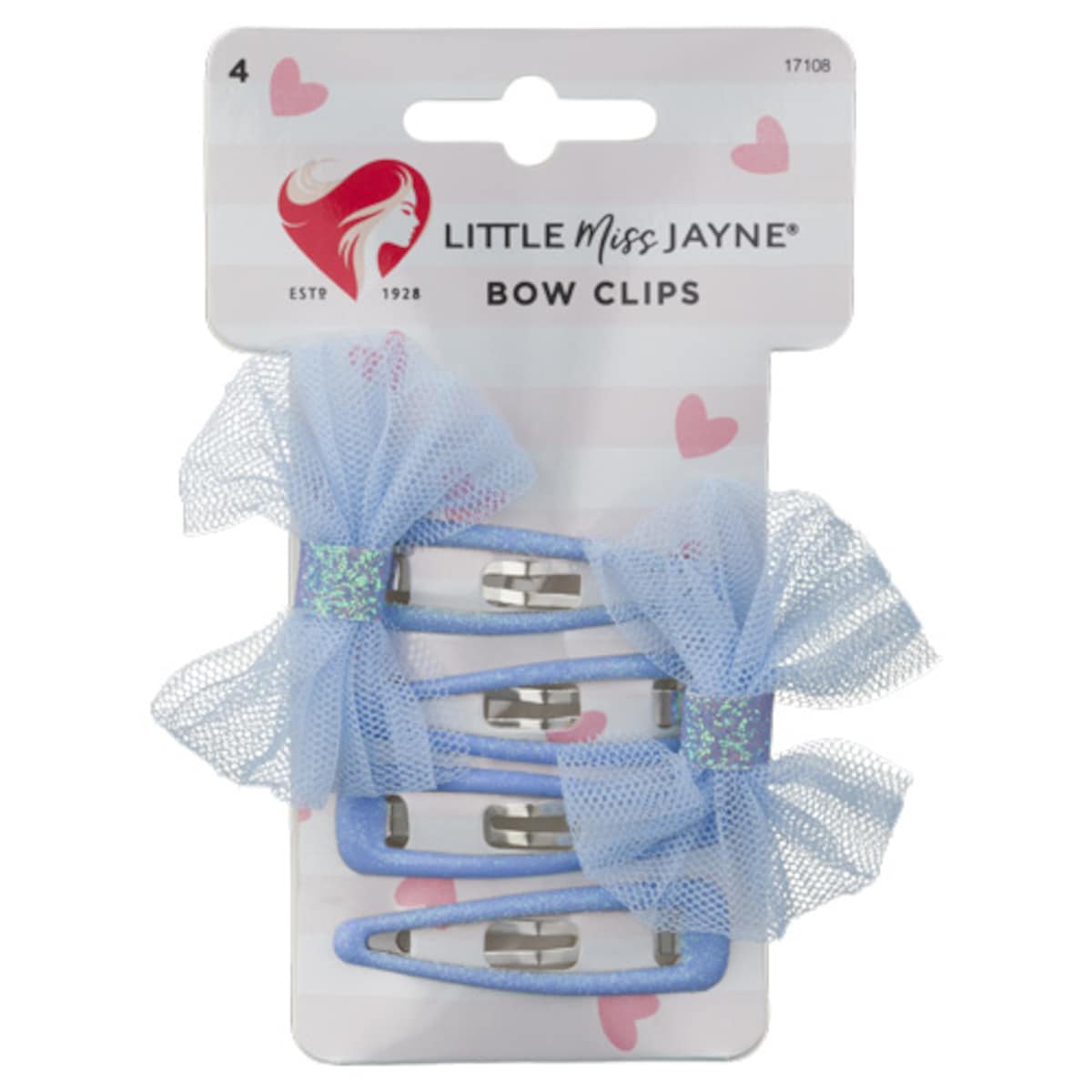 Little Miss Jayne Bow Clips 4 Pack | Healthylife
