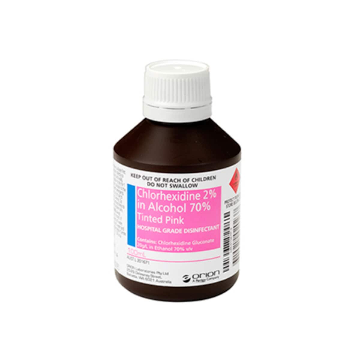 Chlorhexidine 2% in Alcohol 70% Tinted Pink 500ml | Healthylife