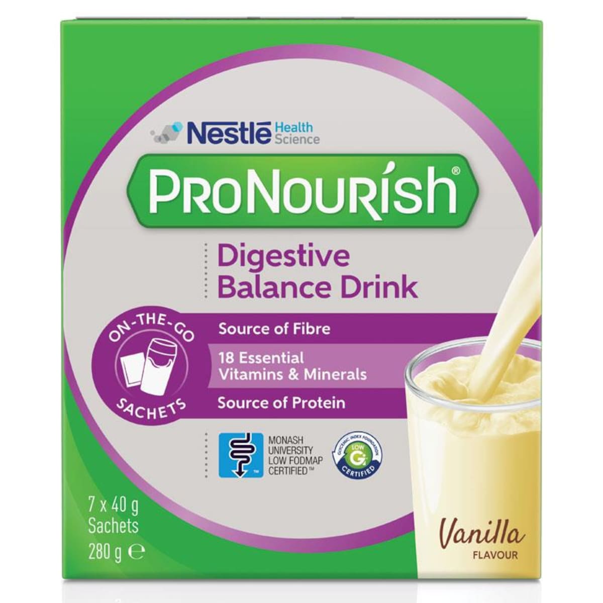 ProNourish Digestive Balance Drink 40g 7 Sachets | Healthylife