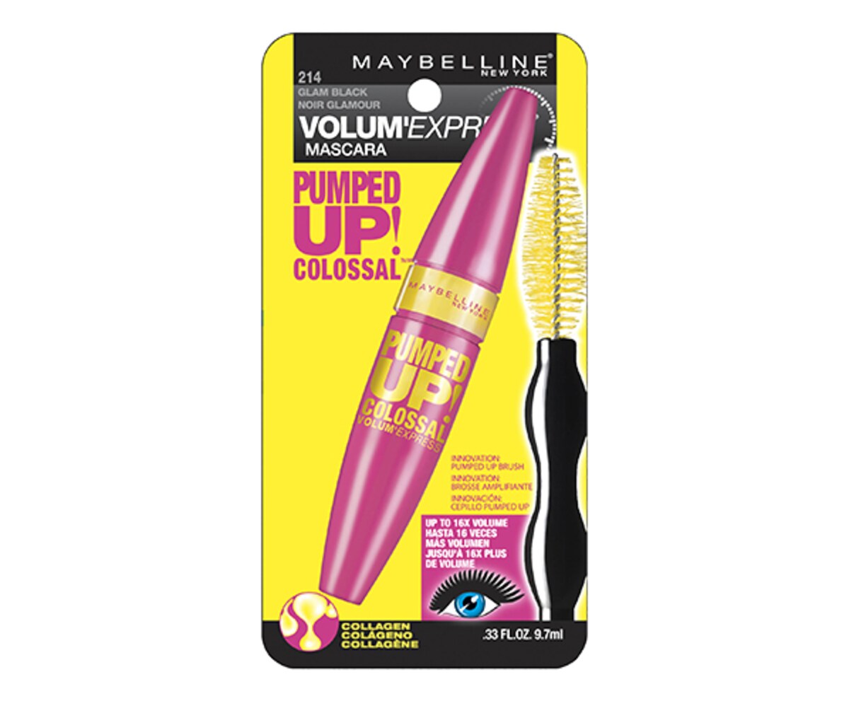 Maybelline Volume Express Pumped Up Colossal Mascara Glam Black ...