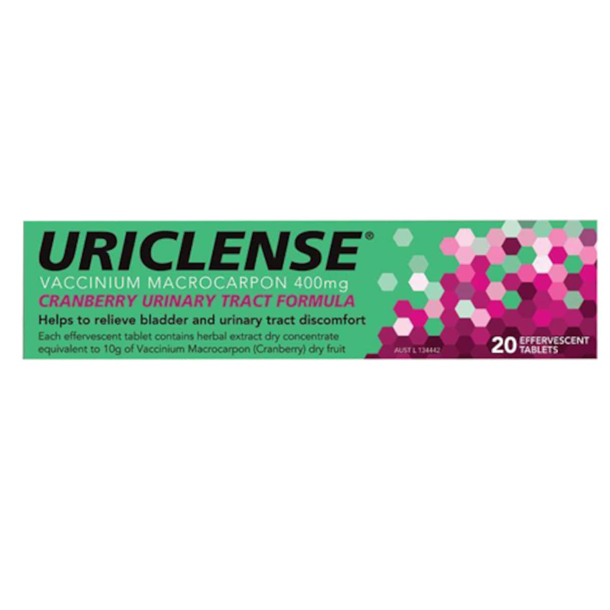 Uriclense Cranberry 20 Effervescent Tablets | Healthylife