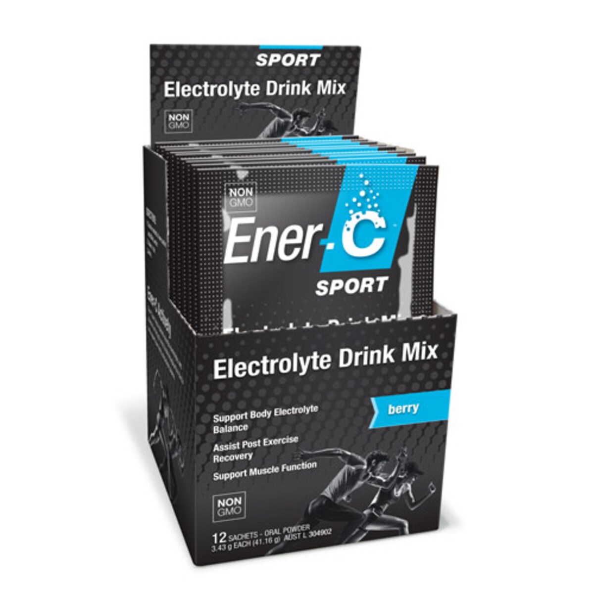 Ener-C Sport Electrolyte Drink Mix Berry 12 Sachets | Healthylife
