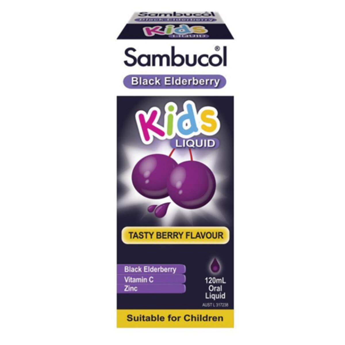 Sambucol Kids Cold & Flu Berry Flavour Liquid 120ml | Healthylife