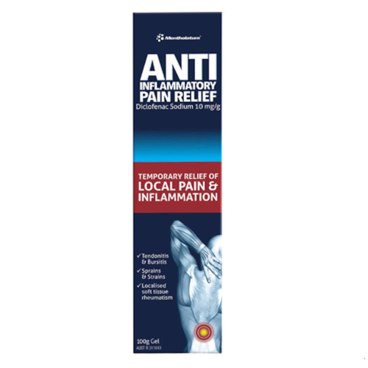 Mentholatum Anti-Inflammatory Pain Relief Gel 100g | Healthylife