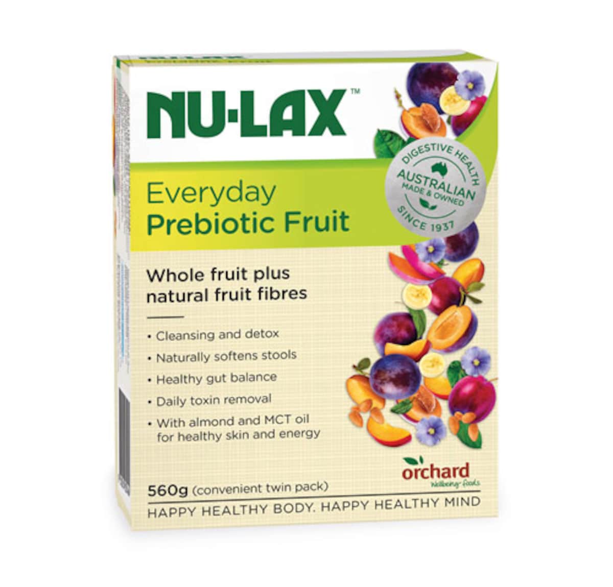 Nulax Everyday Prebiotic Fruit 560g | Healthylife