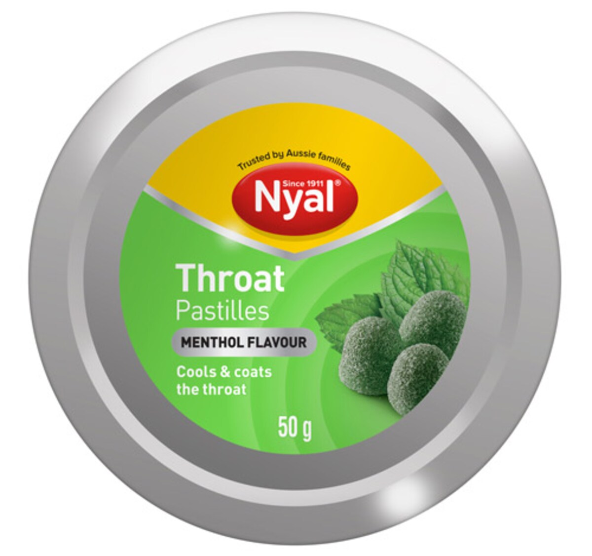 Nyal Menthol Thoat Pastilles 50g | Healthylife