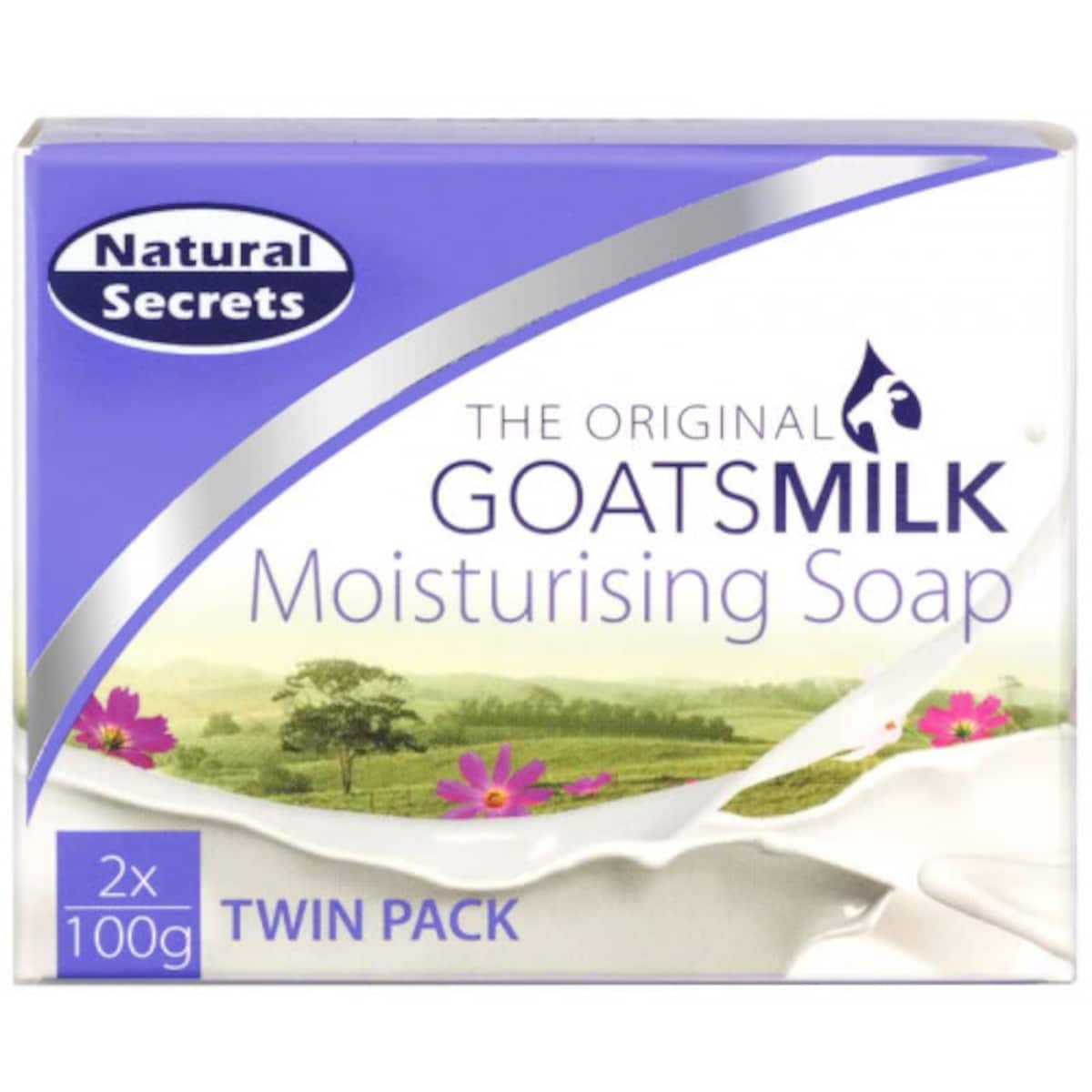 Natural Secrets Goatsmilk Soap 100g x 2 Pack | Healthylife